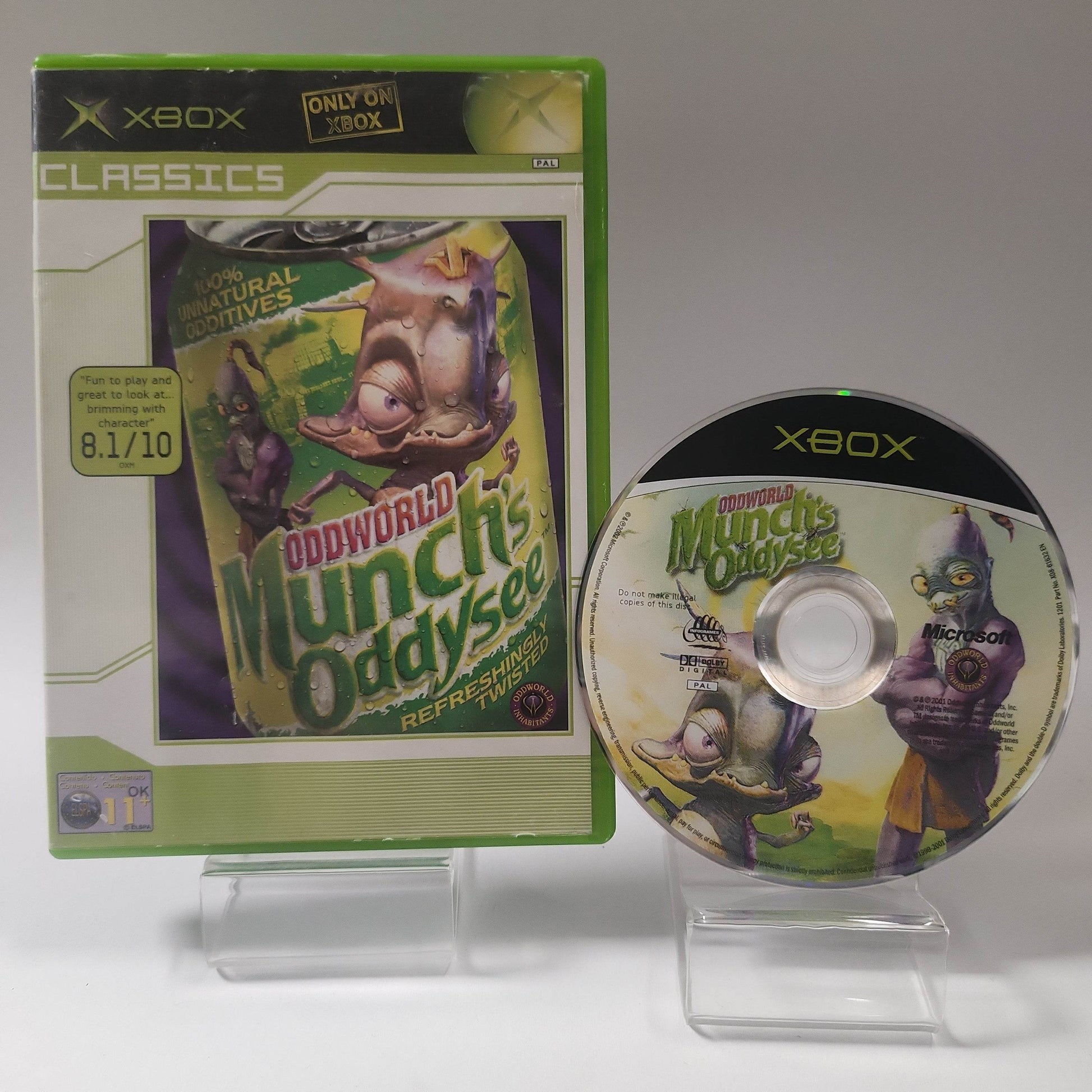 Oddworld Munch's Oddysee Classics (No Book) Xbox Original – Feniks Gameshop