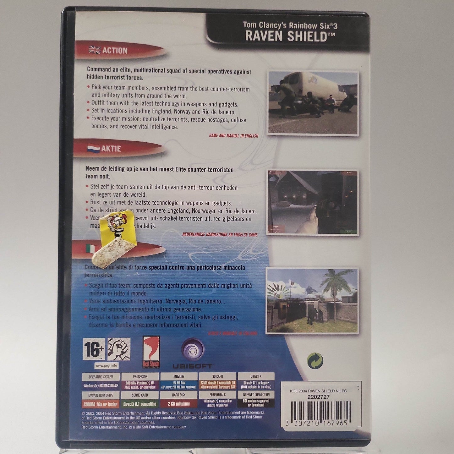 Tom Clancy's Rainbow Six 3 Raven Shield PC – Feniks Gameshop