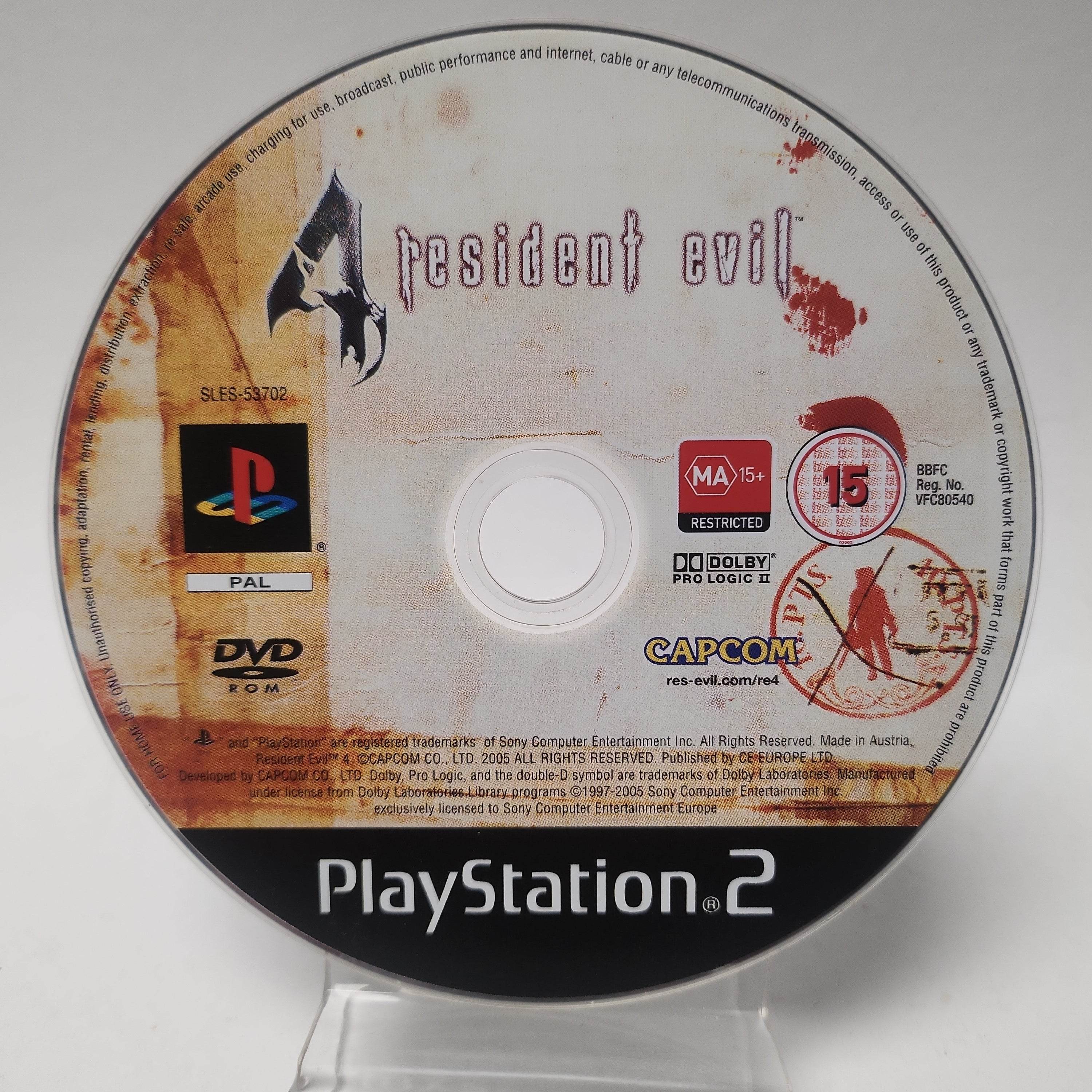 Resident Evil 4 (Disc Only) PlayStation 2 – Feniks Gameshop
